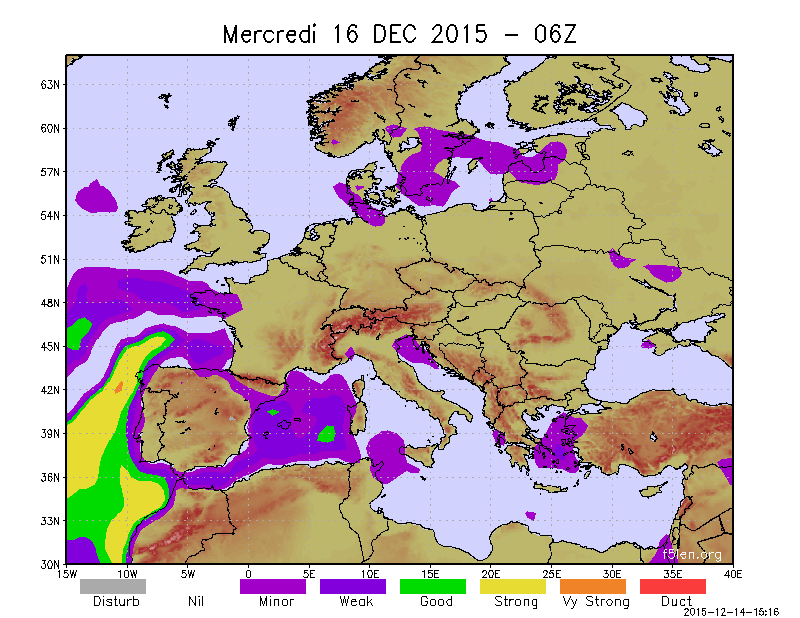 Europe | Tropospheric Propagation Forecast