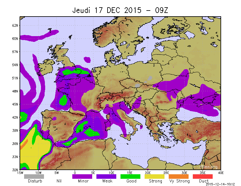 Europe | Tropospheric Propagation Forecast